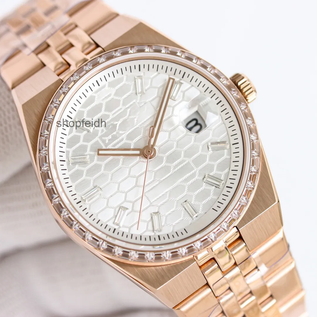 Men's mechanical automatic watch 40mm stainless steel case sapphire ...