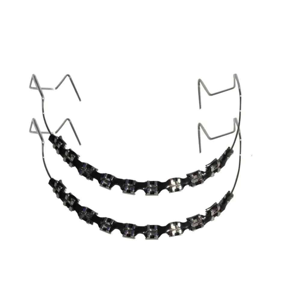 Colorful Temporary Tooth Decoration with Metal Wire Orthodontic ...