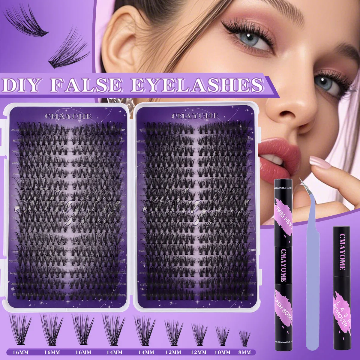Thick Fluffy DIY Eyelash Extensions Kit ... From Buymall, $15.27 ...
