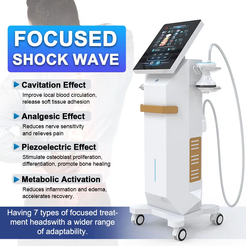 Professional Portable Extracorporeal Shockwave Therapy Machine for Pain ...
