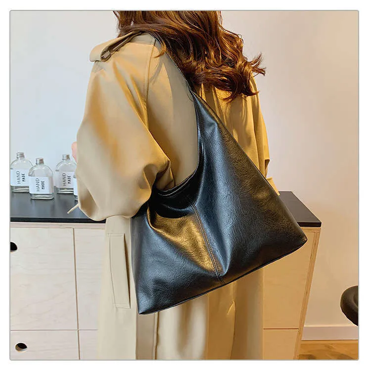 Tote Bag For Women PU Leather Shoulder Bag With Large Capacity ...