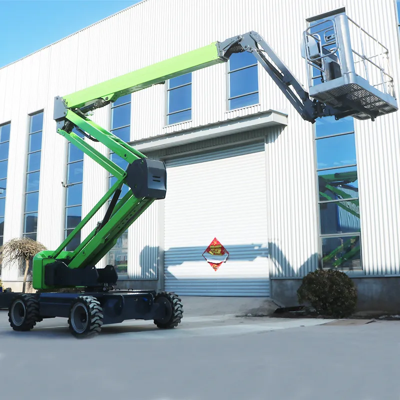 2025 Articulating Boom Lift Hydraulic Drive with 29.5 ft Telescopic Arm ...
