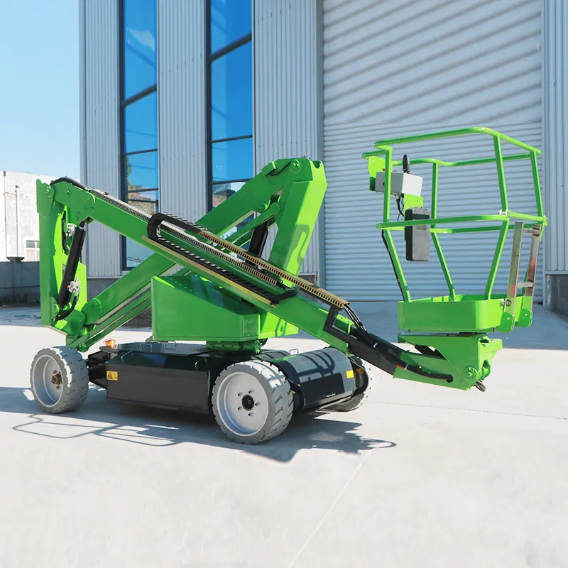 New 2025 Model Articulating Boom Lift 9m Aerial Reach With Telescopic ...