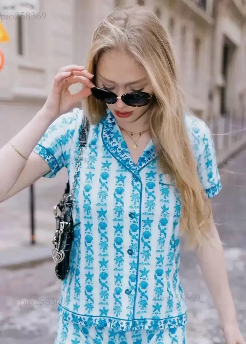 Silk short pajama set for women 2-piece plus size bamboo fabric leopard ...