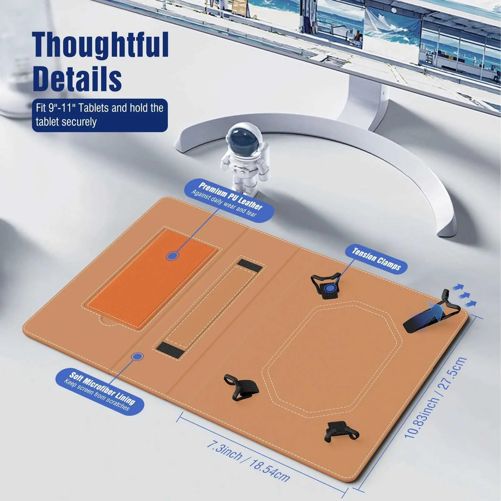 Universal Tablet Case for 9-11 Inch Android Tablets with Pen Loop ...