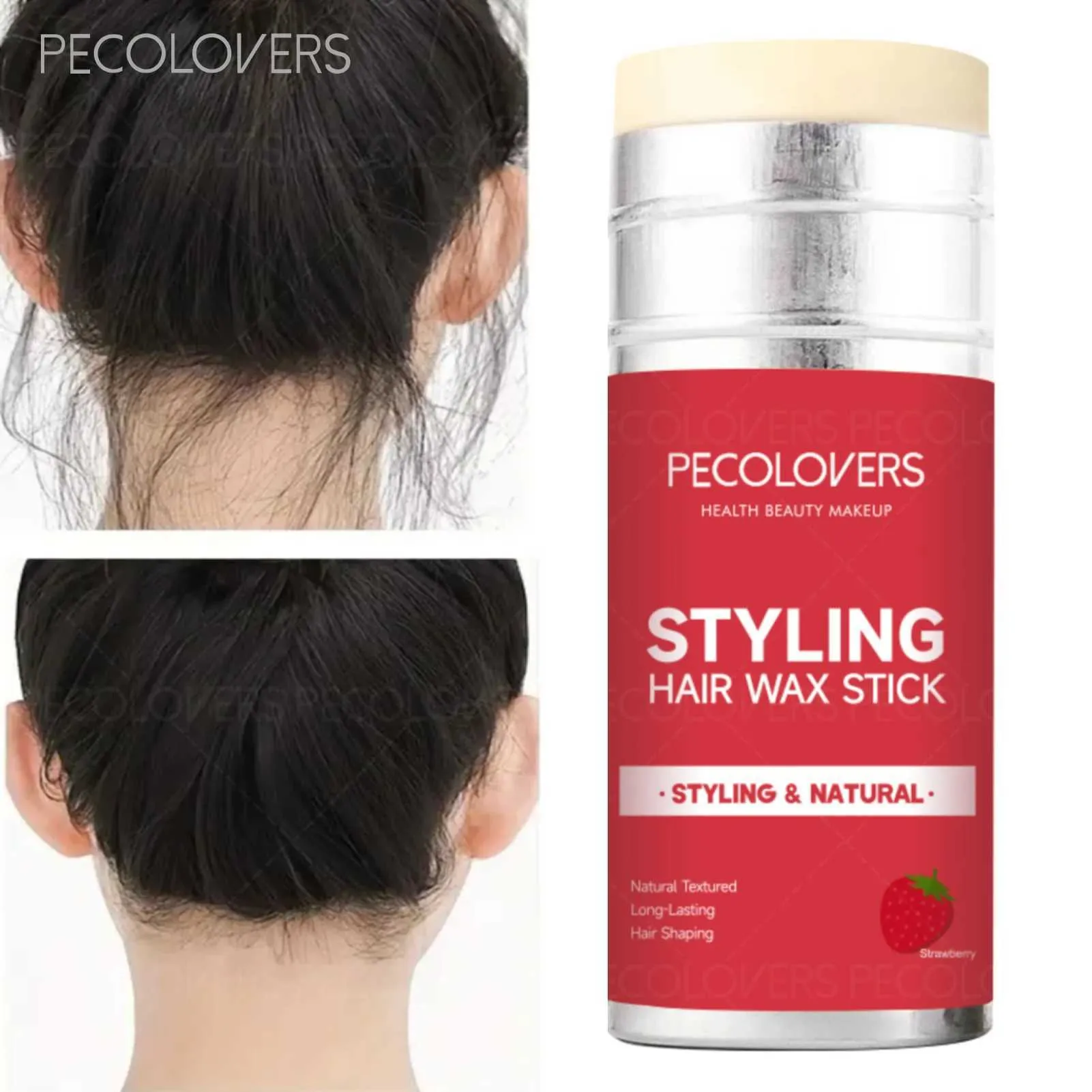 Hair Styling Wax Stick Finishing Cream Anti-Frizz Pliable Edge Control ...