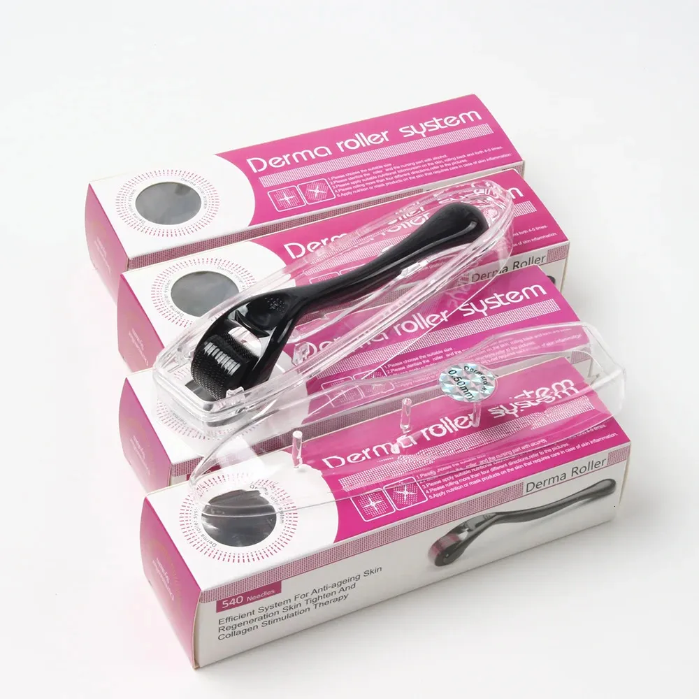 Professional Set 540 Micro Needle Derma Roller Skin Care Massage Tool ...
