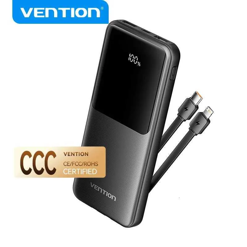 Vention 10000mAh Power Banks 225W Portable Fast Charger With Built In ...