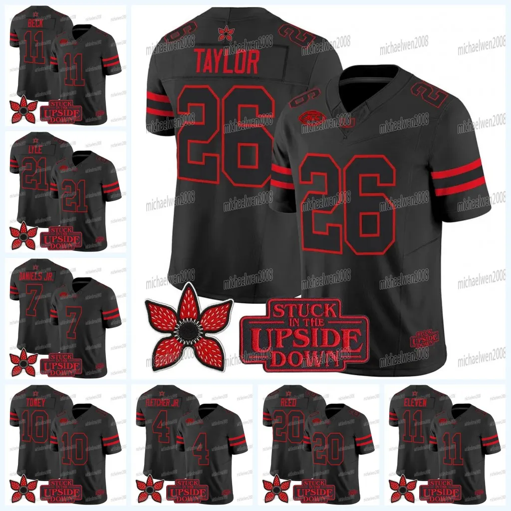 Custom Miamis Hurricane Football Jersey 2025 Stranger Things Edition ...
