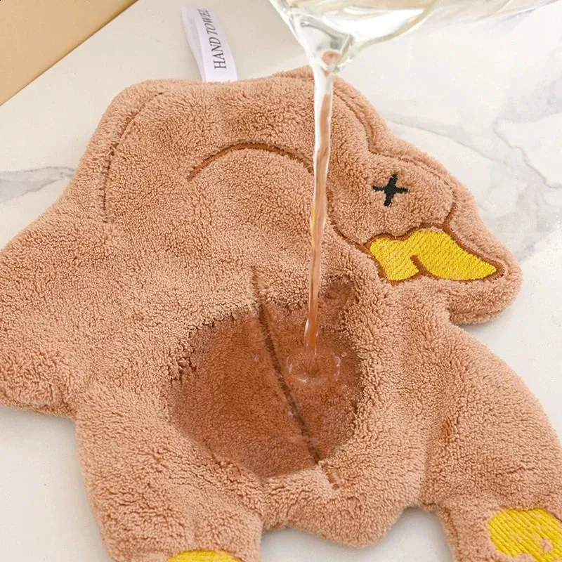 Cartoon Black Cat XXL Roll PVA Hand Towel for Kitchen and Bathroom Use ...