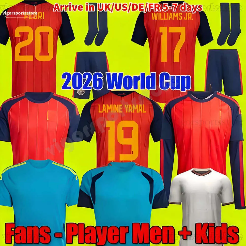 2026 2027 Spain National Team Spain Soccer Shirt With MORATA, FERRAN ...