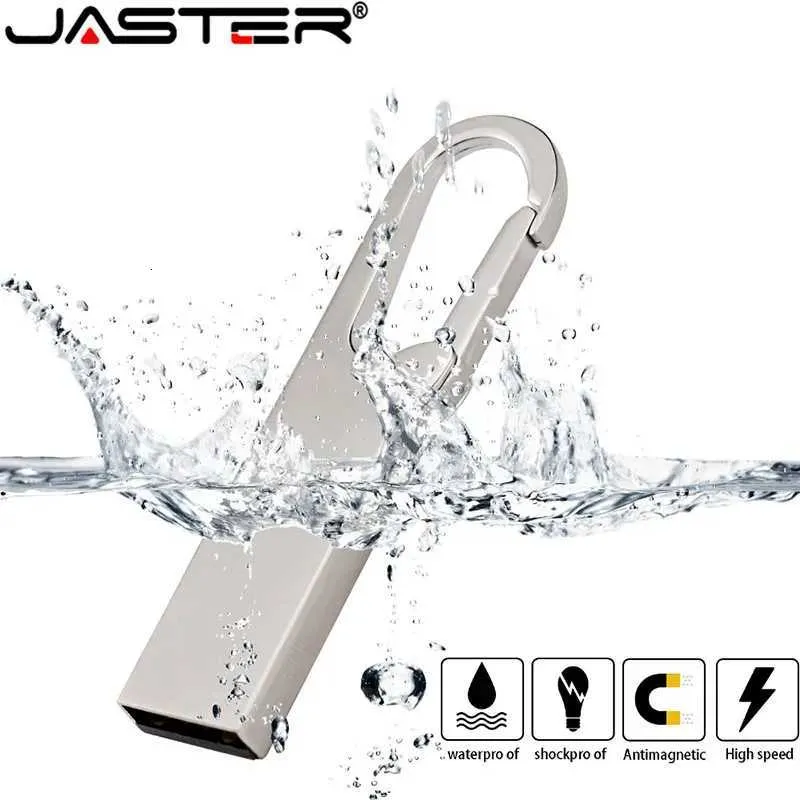 JASTER Metal USB Flash Drive 4GB 16GB 32GB 64GB 128GB USB Pen Drive ...