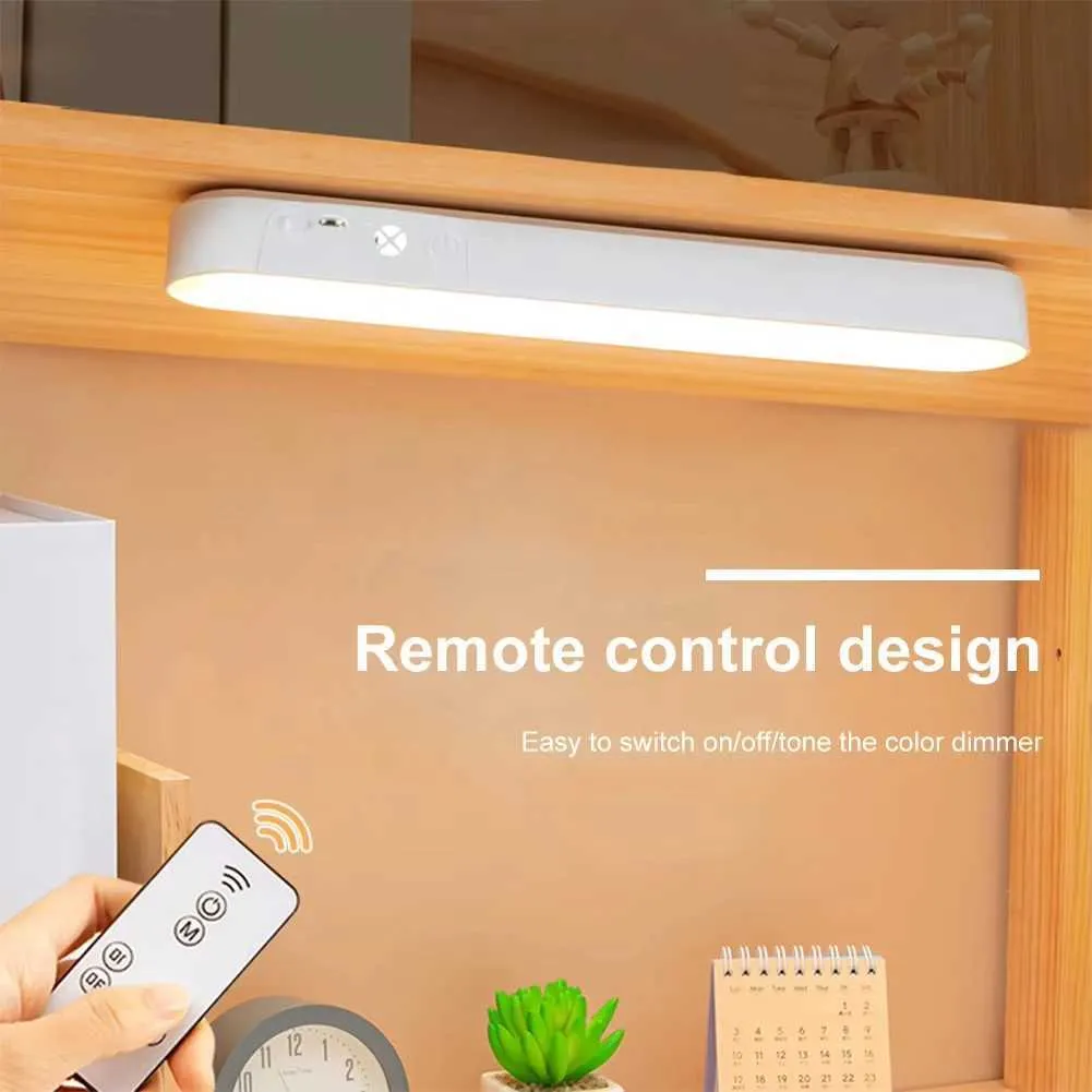 USB Rechargeable Magnetic LED Desk Lamp Adjustable Brightness Dimmable ...
