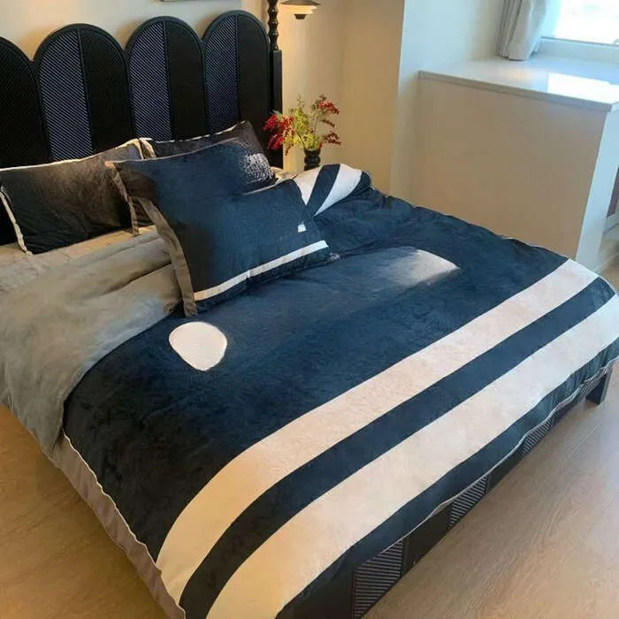 Cow Print Comforter Set Silk Linen Goose Down Filling 3-Piece Duvet ...