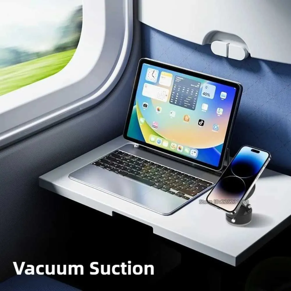 Magnetic Rotation Car Mount Dashboard Bracket 360 Degree Vacuum Suction ...