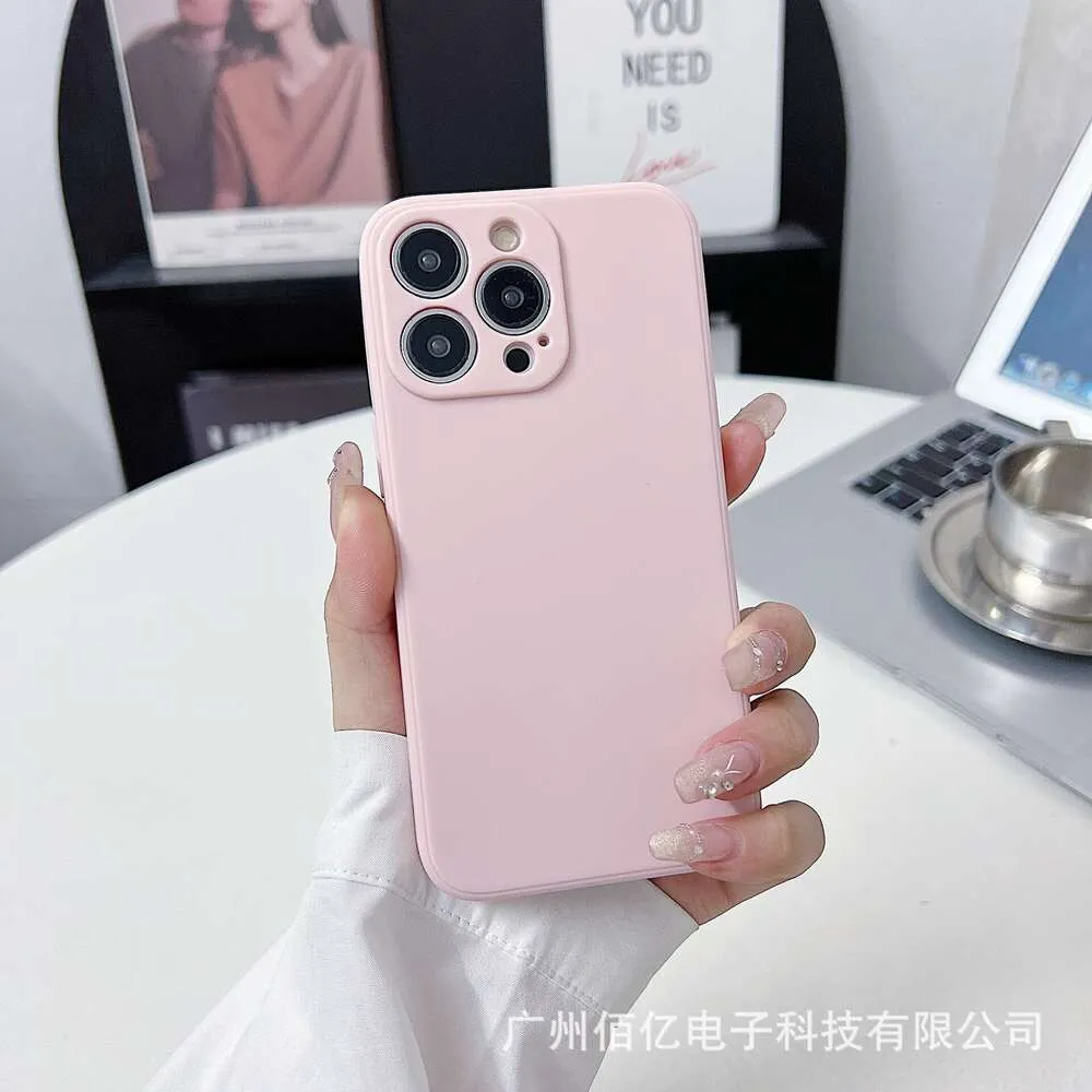 iPhone 16 Pro TPU Shockproof Solid Color Phone Case with Precision ...