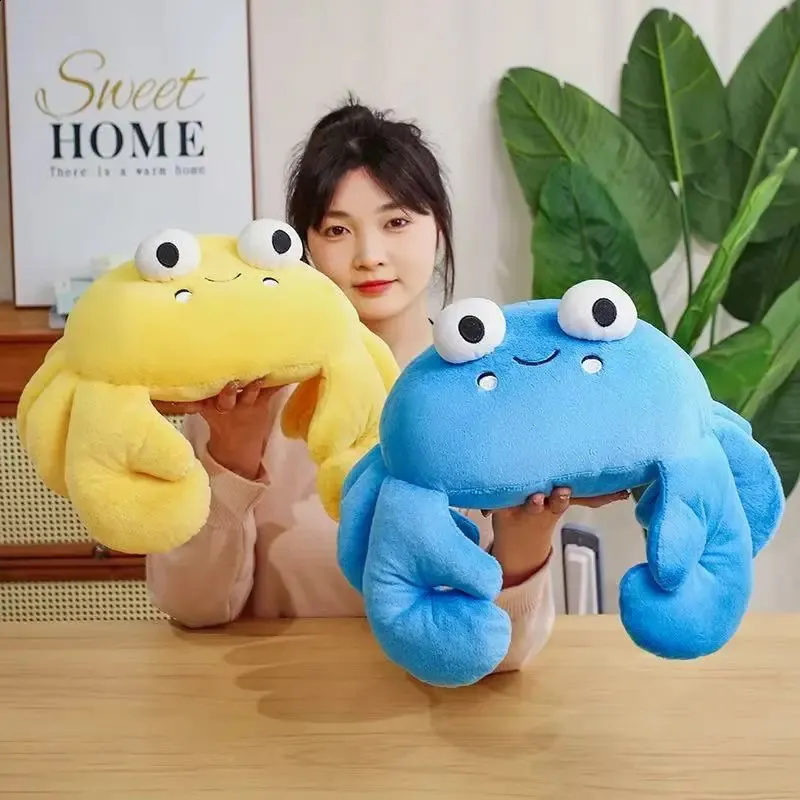 Hermit Crab Stuffed Animal Plush Toy Handmade Cartoon Anime Crab Doll ...
