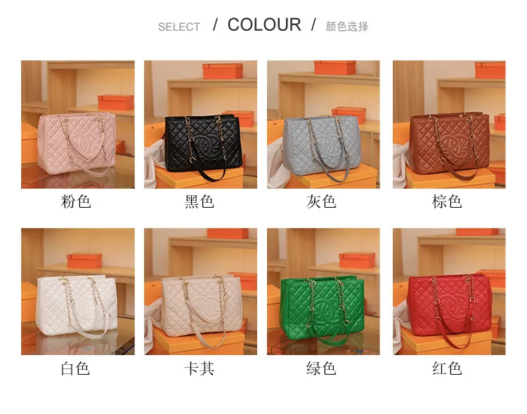 1c PU Leather Shoulder Bag Large Capacity Tote Handbag For Women ...