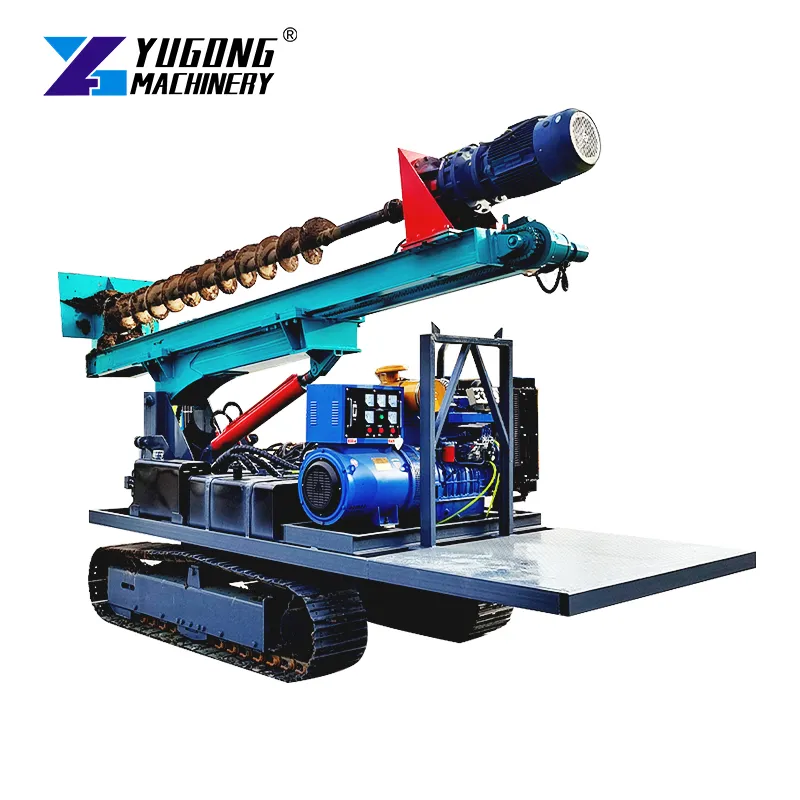 Easy To Use Crawler Solar Pile Driver User Friendly... From ...
