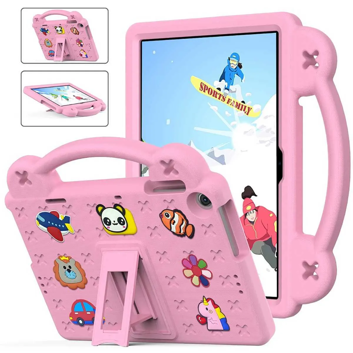 Kids EVA Bear Stand Case for Samsung Galaxy Tab A9 8.7 to 11 in Tablets ...