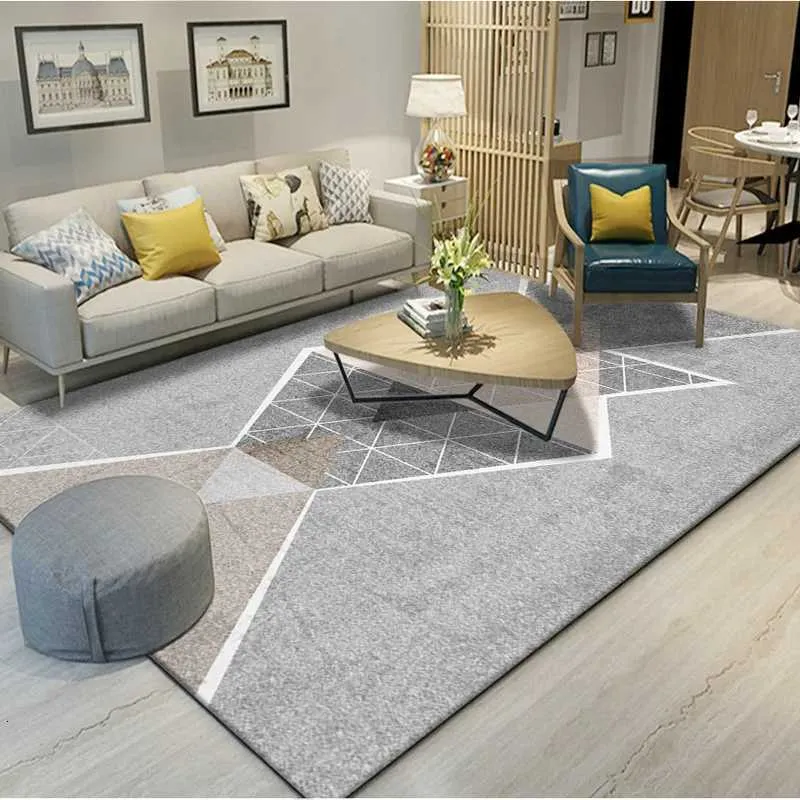 Nordic Style Carpet Minimalist Geometric Pattern Decorative Living Room ...