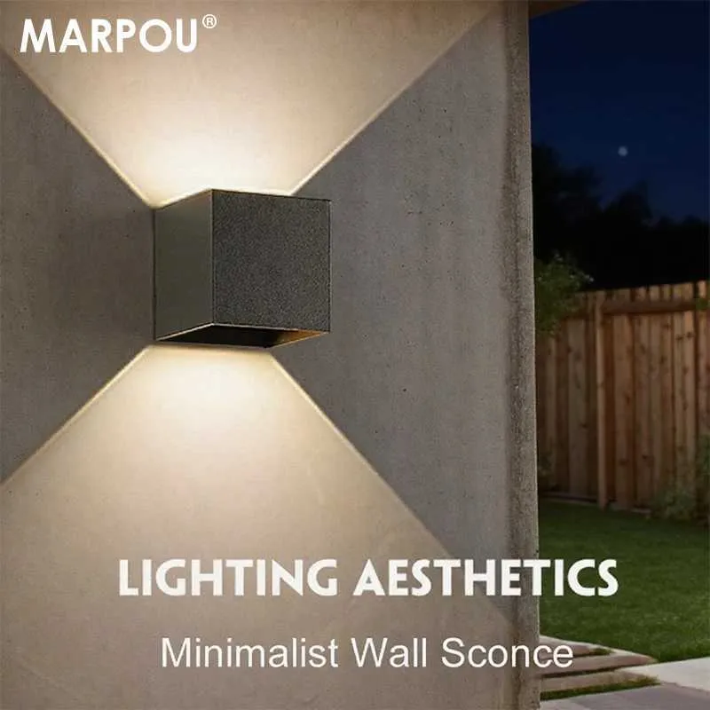 MARPOU 7W LED Wall Lamps Cold White Warm White Adjustable Indoor ...