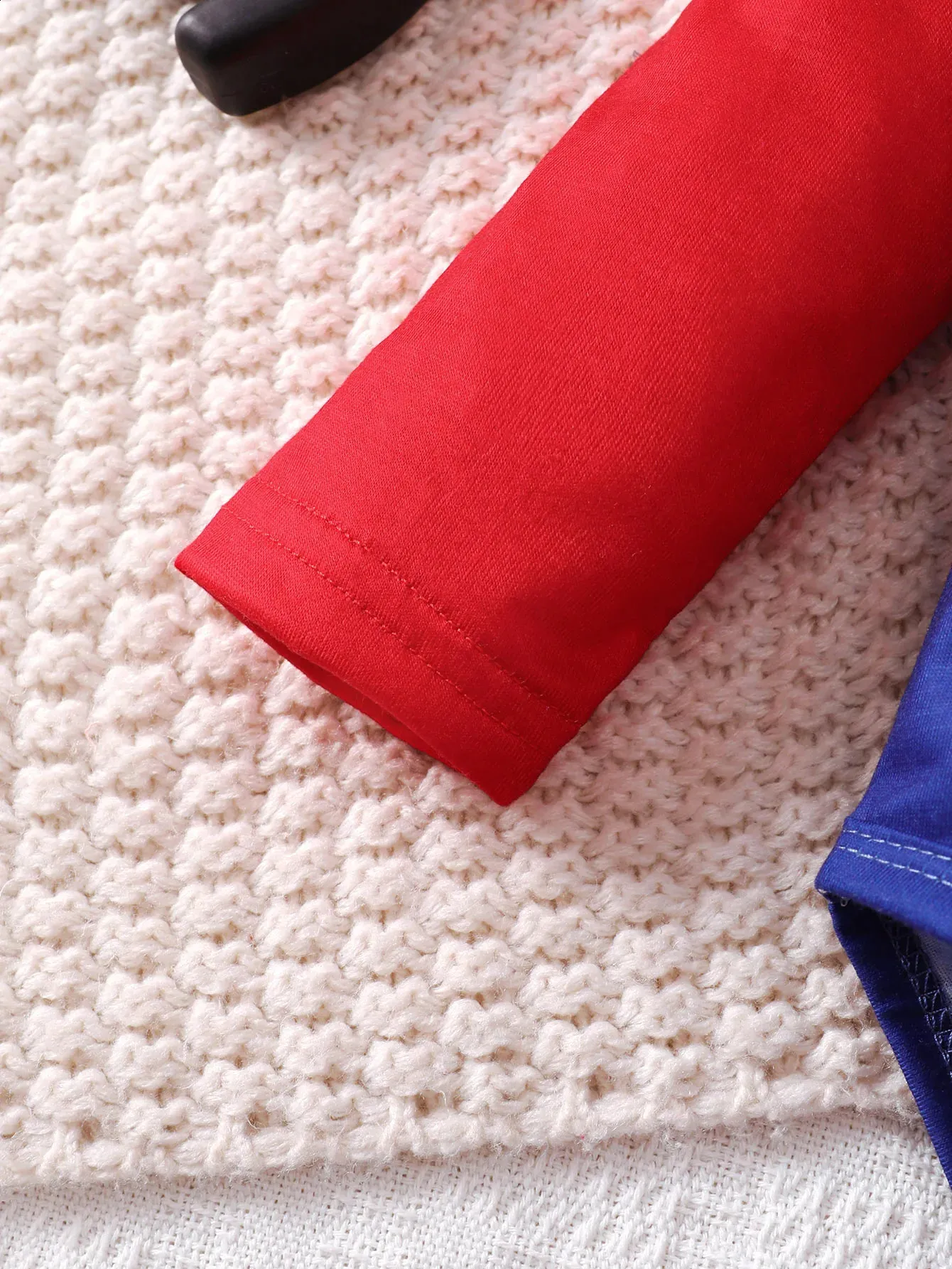 Infant Boy Clothing Set Hooded Long-Sleeved Color Blocked Bodysuit and ...