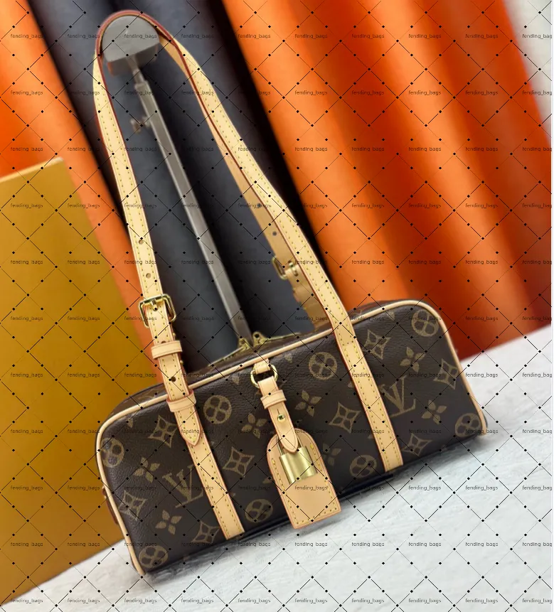 Designer Handbag Bowling Shoulder Bag Unisex Genuine Leather PVC 20-35L ...