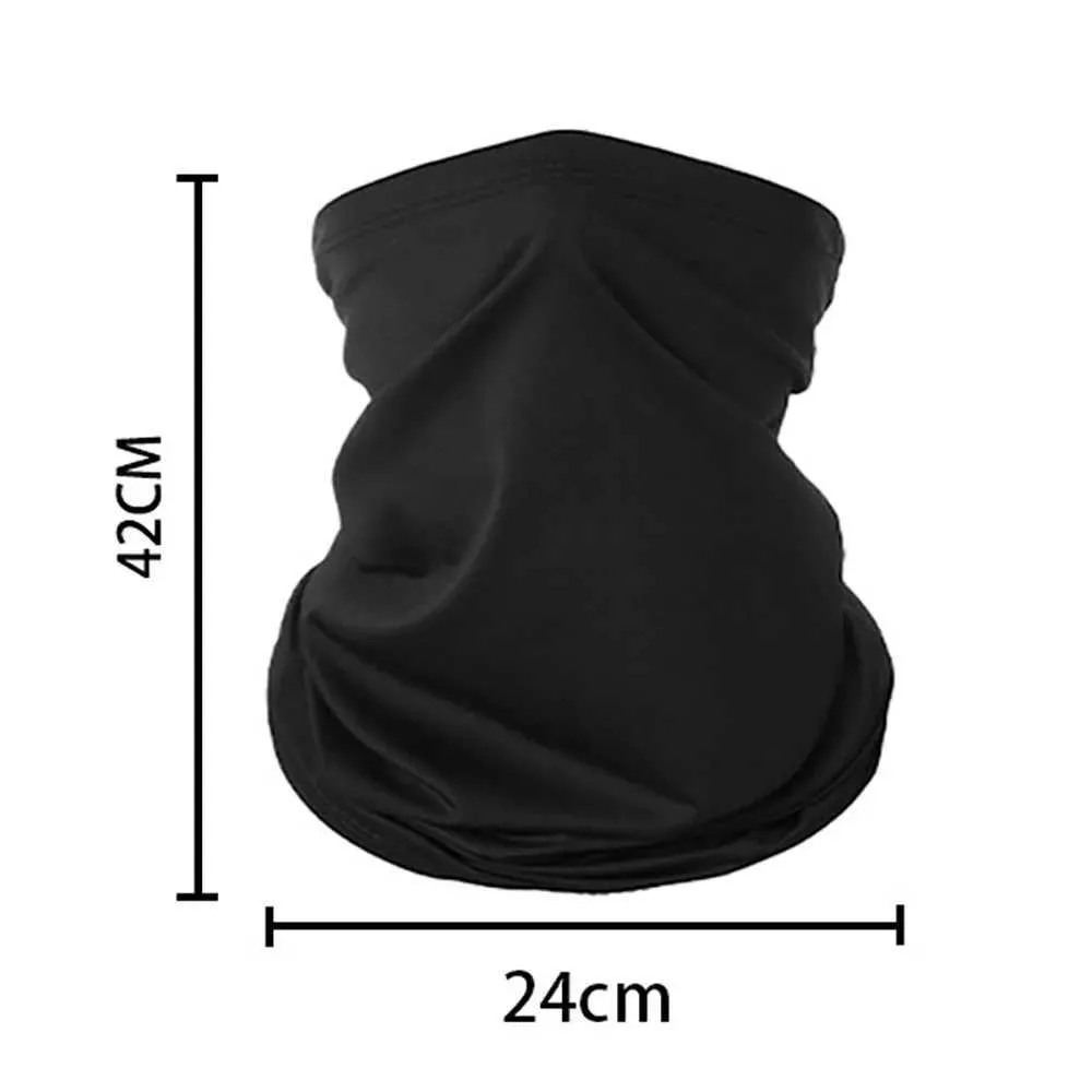 Neck Gaiter Face Neck Cover Scarf Cycling Bandana Breathable Elastane ...