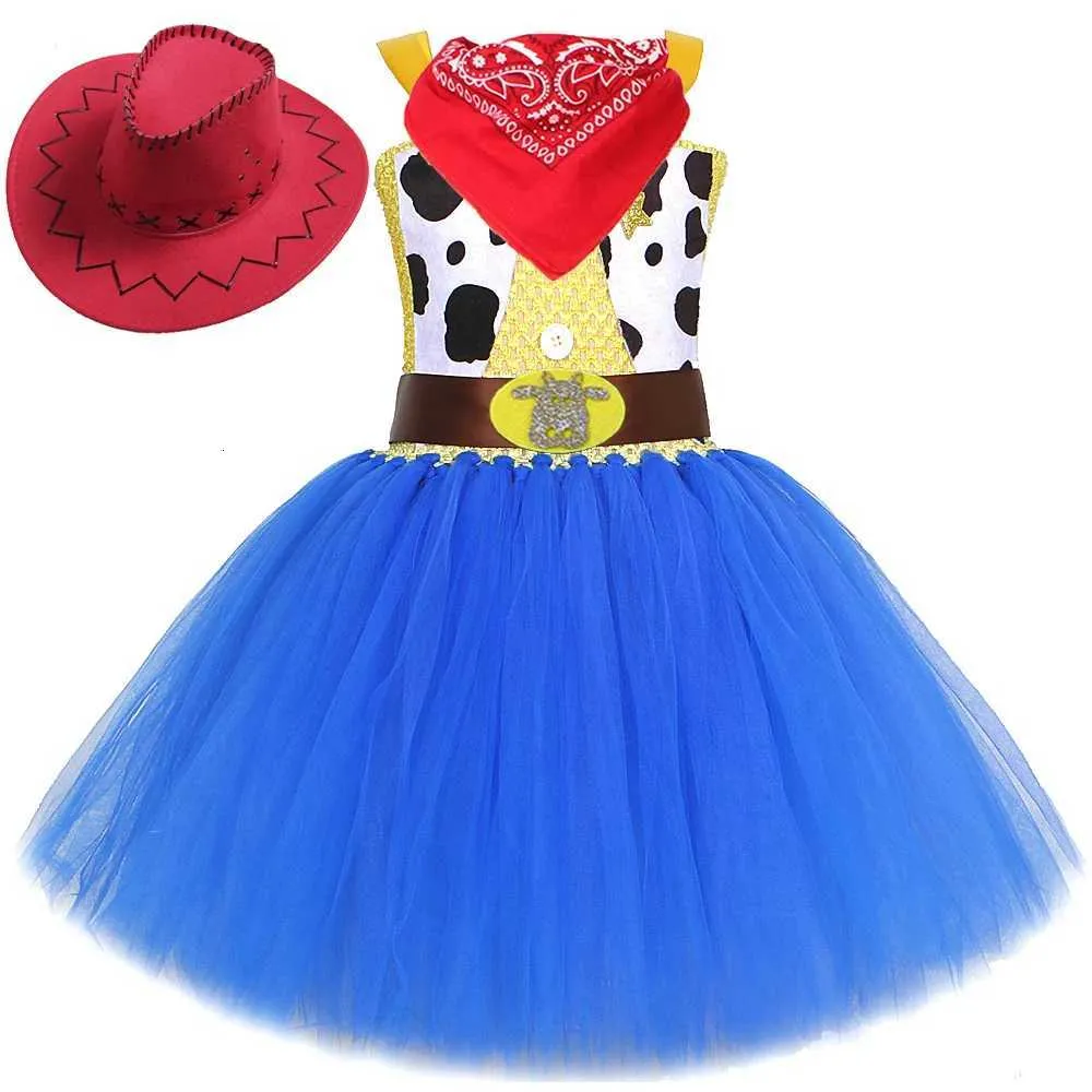 Cowgirl Toy Woody Dress for Girls Jessie Cosplay Costume with Fancy ...