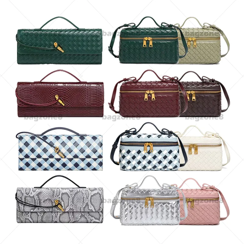 Designer Evening Vanity Bag Bottega Veneta & Diamo Woven Clutch Vanity ...