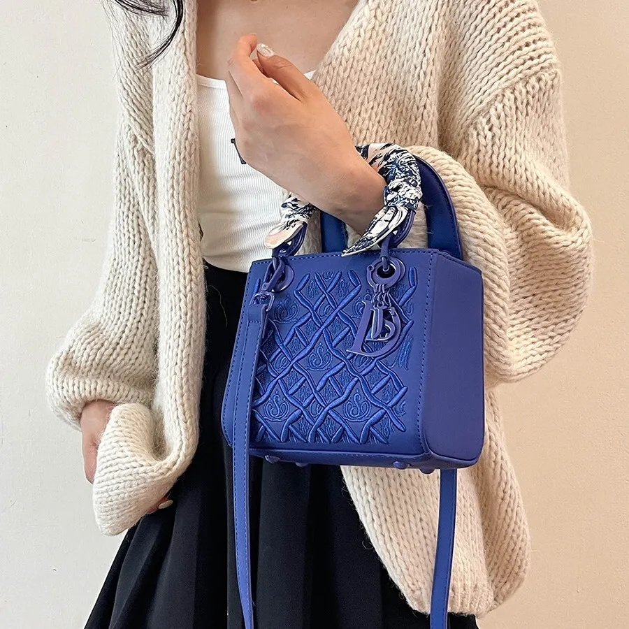 Medium PU Embroidered Crossbody Bag for Women with Single Strap and ...