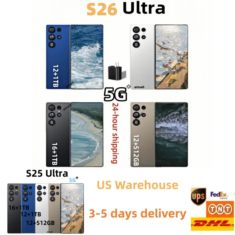6.8 Inchs 5G S26 Ultra Cell Phones Unlock Touch Screen Mobile Phone ...
