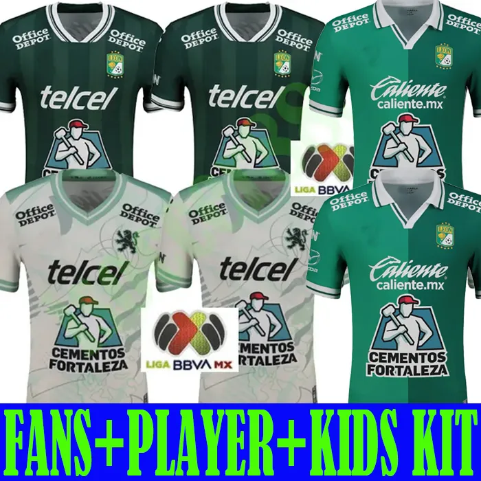 25 26 Club Leon FC Soccer Jerseys LEON Liga MX Special 2025 2026 JAMES ...