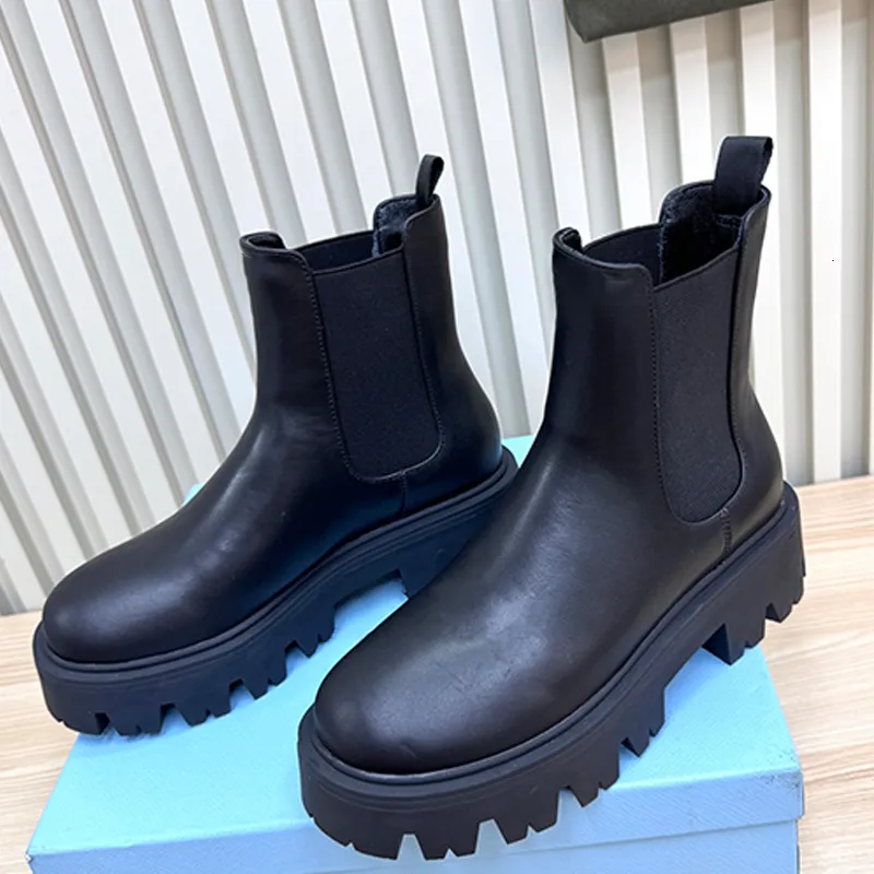 Designer Platform Boots Womens Chelsea Leather... From Factory ...