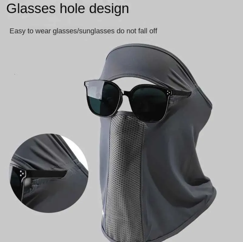 Anti-UV Cycling Full Face Mask for Men with Breathable Polyester and ...