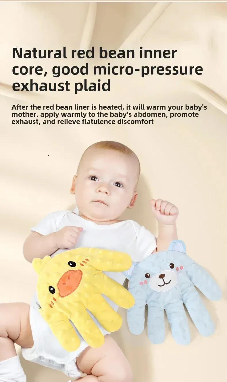 TINSOL Infant Sleep Soother Bone-Shaped Cotton Baby Palm Pillow Filled ...