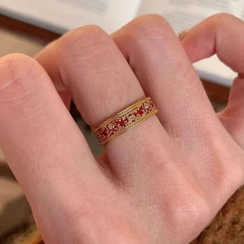 Ruomeng Ancient Style Ring 3 Elegant, Light Luxury Vintage Design For ...