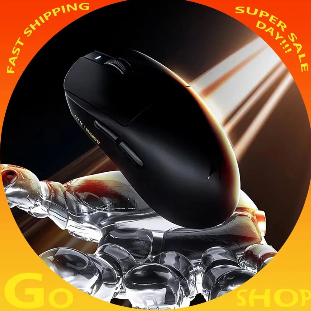 Rechargeable ATK Dragonfly A9 Ultra Wireless Mouse 8000Hz 2 Modes ...