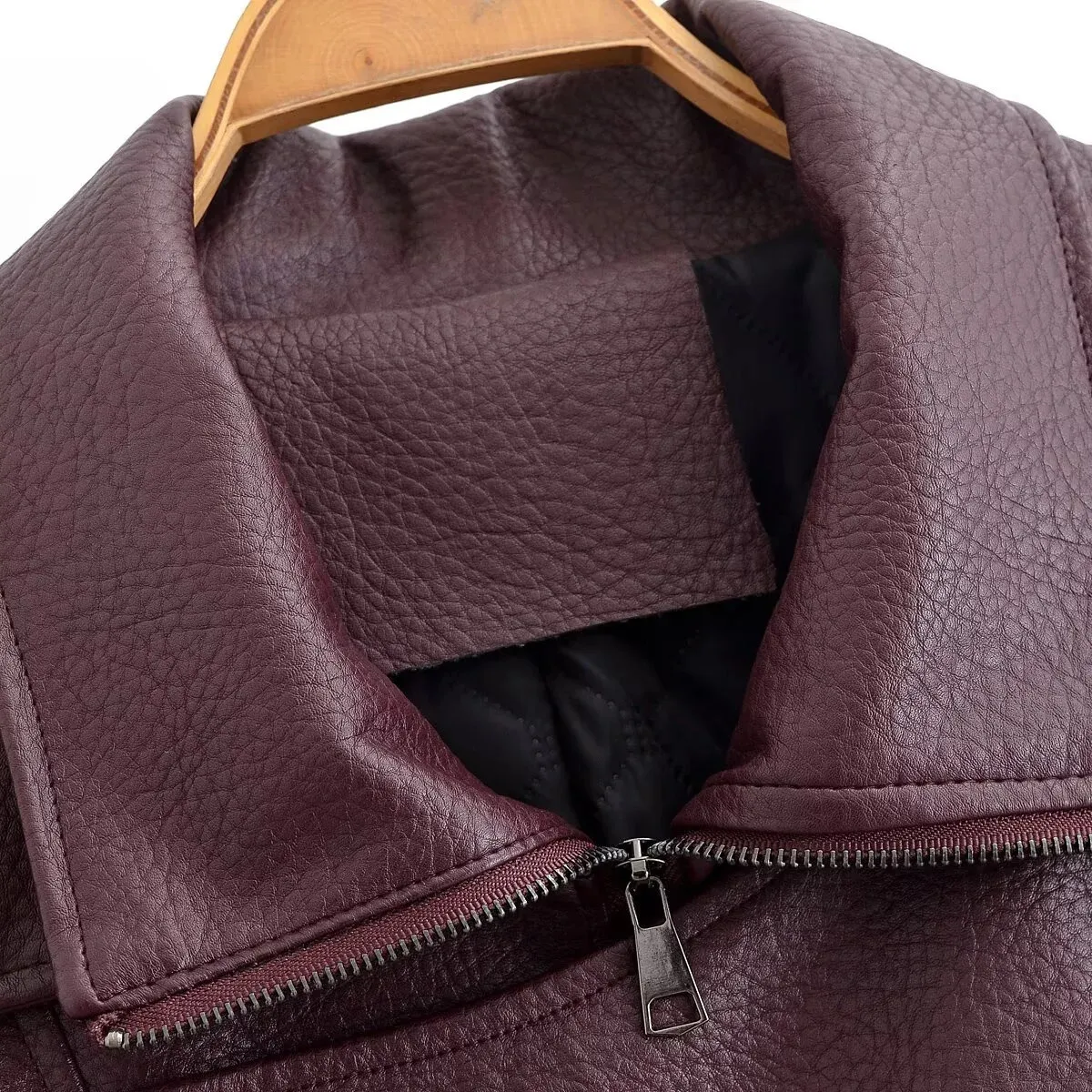 Motorcycle Ladies Jacket Genuine Leather Loose Casual Style Autumn 2025 ...