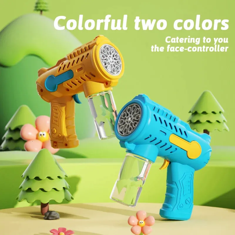 Outdoor bubble gun toy for children ages 2-4, battery-free EVA material ...