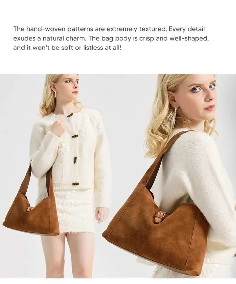 Crossbody Leather Bags for Women Mini Cow Leather Suede Shoulder Bag ...