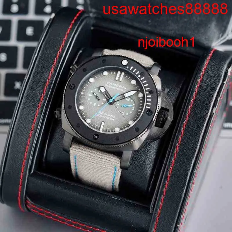 Luxury Men's Mechanical Automatic Wristwatch with Titanium Case and ...