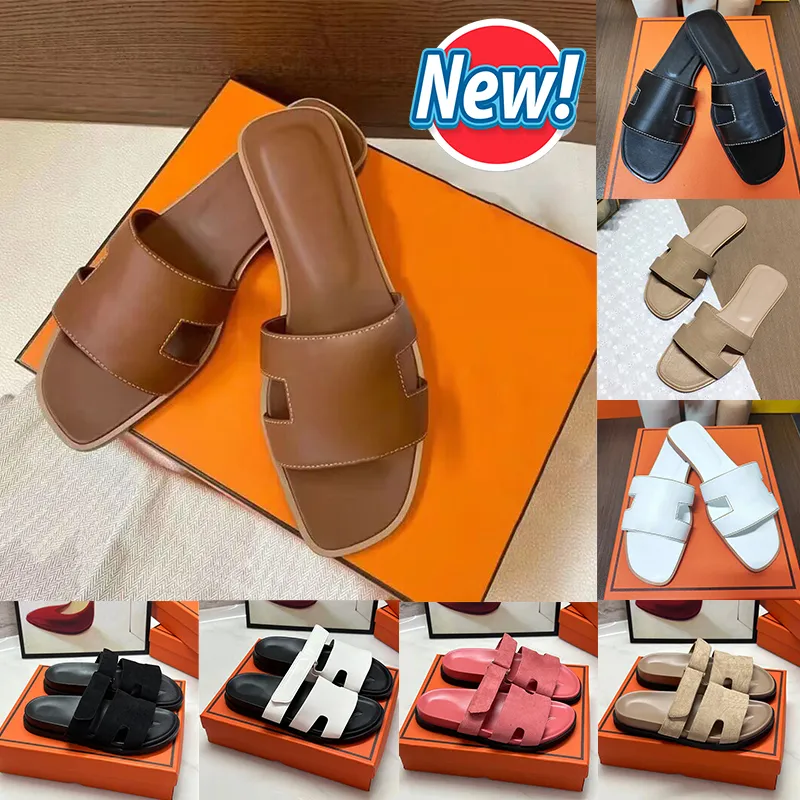 Chypre Leather Oran H Sandals Designer Flat Shoes For Women And Men ...