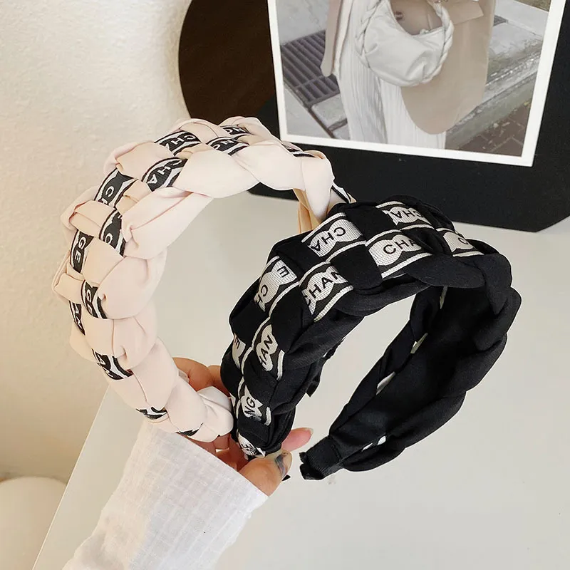 Luxury Designer Braided Thin Headbands For Women With... From ...