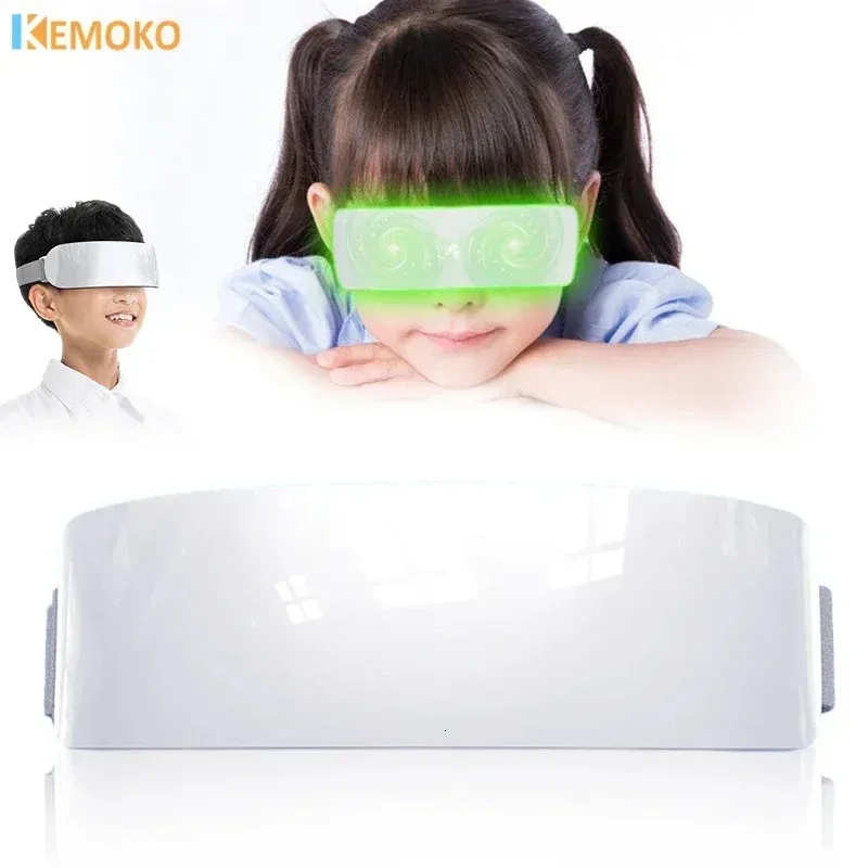 Vision Recovery Eye Massager Electric Eye Mask with Green Light EMS ...