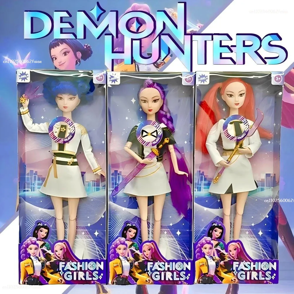2026 Vinyl Anime Doll Figure KPop Demon Hunters Doll Rumi Mira Zoi ...