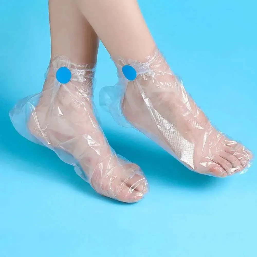 Disposable Foot Mask Home Care Moisturizing Waterproof Transparent ...