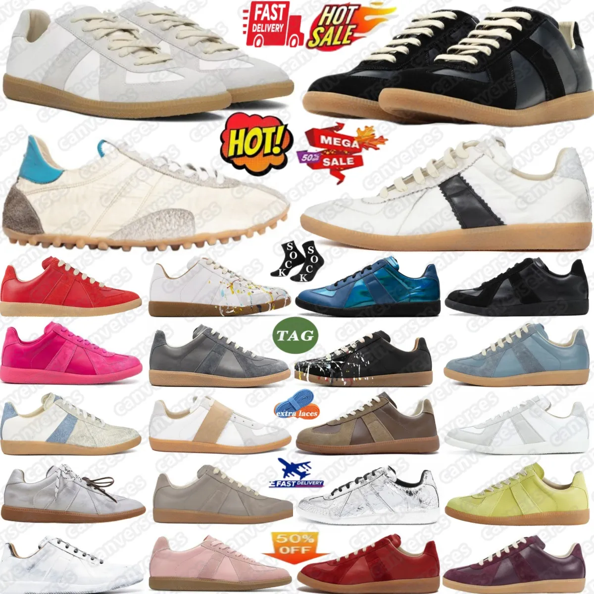 Replicaes Sprinters MM6 Designer Shoes German Army... From Canverses ...