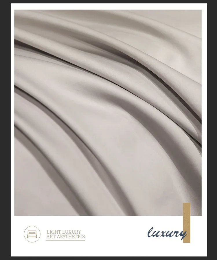 Egyptian Cotton Bedding Four-Piece Set 100% Long-Staple Cotton Bed ...